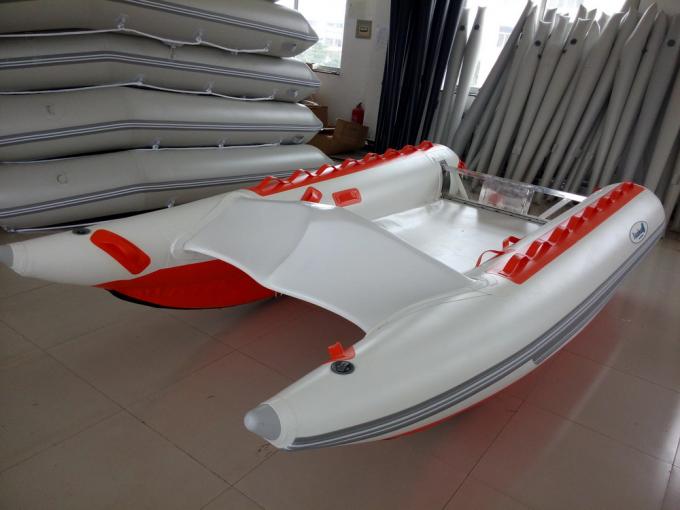 Comfortable Three Person 3.8m High Speed Inflatable Boats For Racing sport