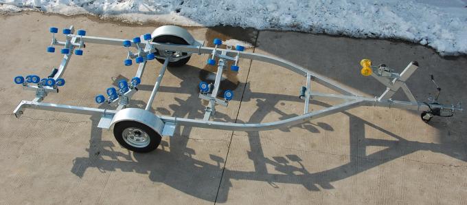 TR0241 Galvanized Boat Trailer Heavy Duty Boat Trailer RIB580