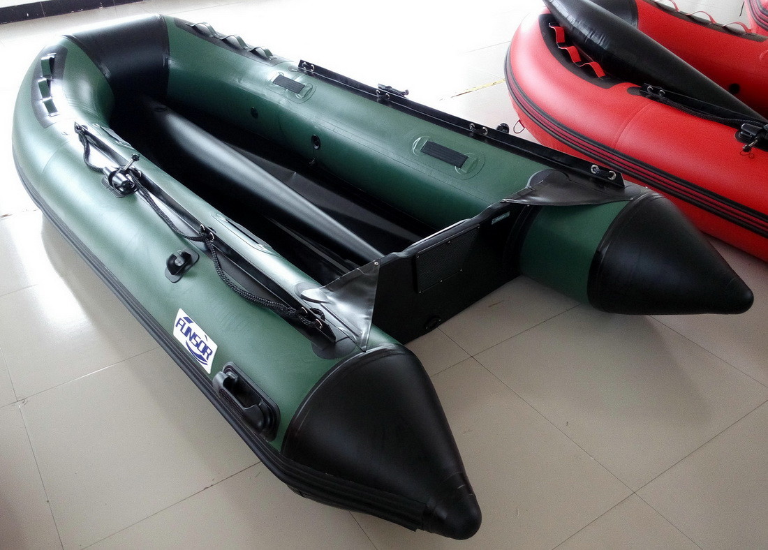 Durable Inflatable Fishing Sea Kayak 4 Persons Inflatable Boat Blue ...