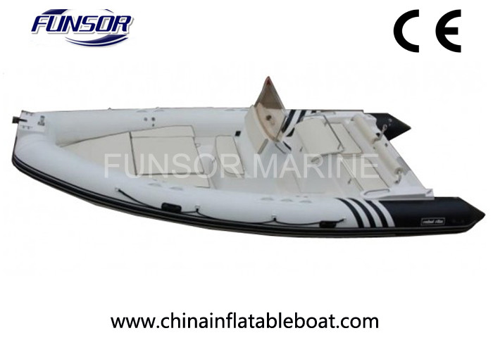 Motorized V - Shaped Hard Bottom Inflatable Boats 12 Person With CE ...