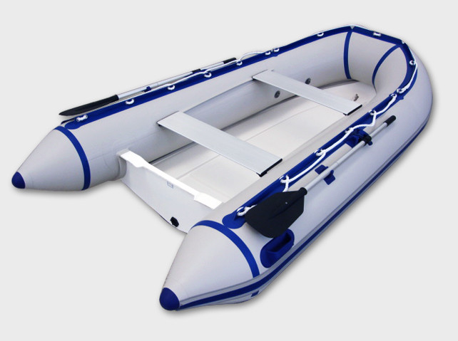 Rigid 3 Person Inflatable RIB Boats Inflatable River Boats With 3 Chamber