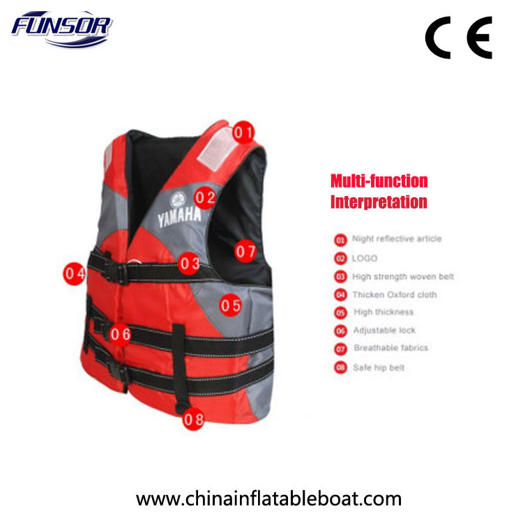 Adult / Children EPE Foam YAMAHA Life Jacket , Safety Youth Xl Life Jacket